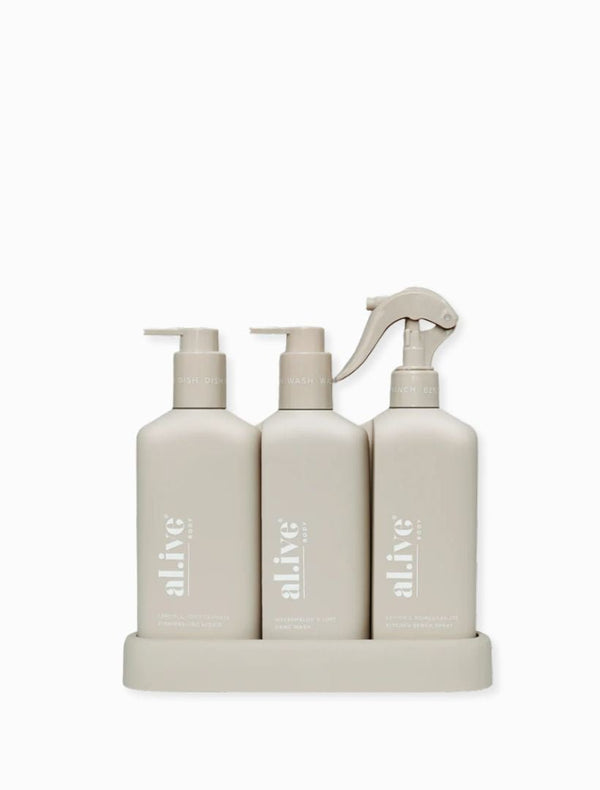 al.ive Lemon and Pomegranate + Watermelon and Lime Kitchen Trio - Zjoosh