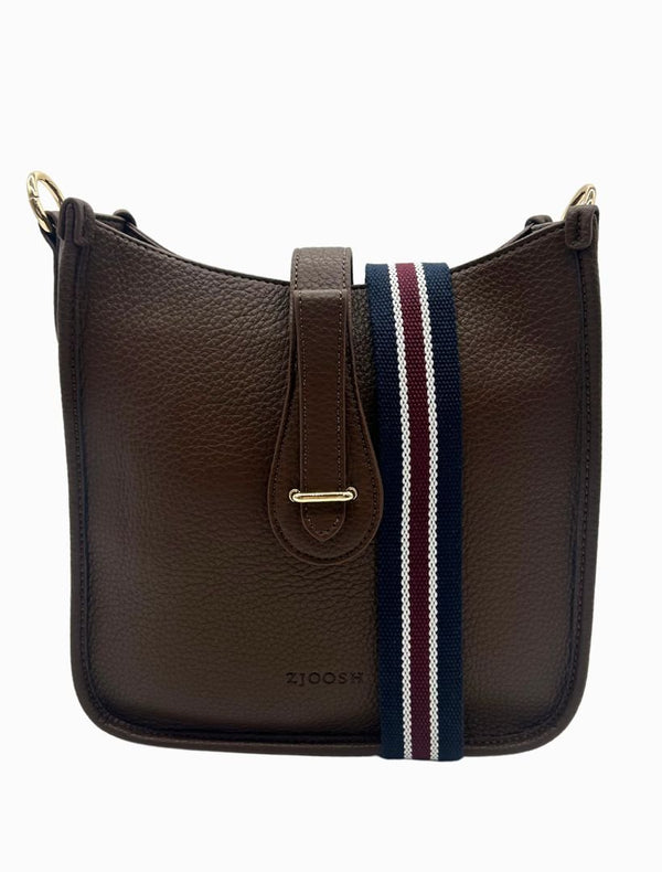 Cross body Bag | Dominic Max Bag Chocolate - Zjoosh