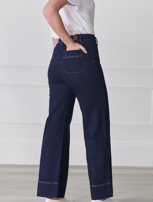 Ink Wide Leg Jeans | Discover Zjoosh Denim