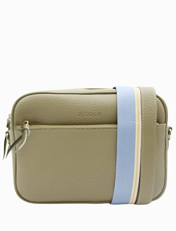 Large Khaki Cross body Bag | Zjoosh Handbags Online