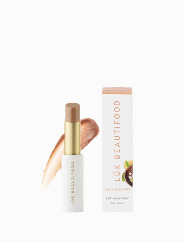 Lip Nourish Lipstick Chai Shimmer | Luk Beautifood - Zjoosh