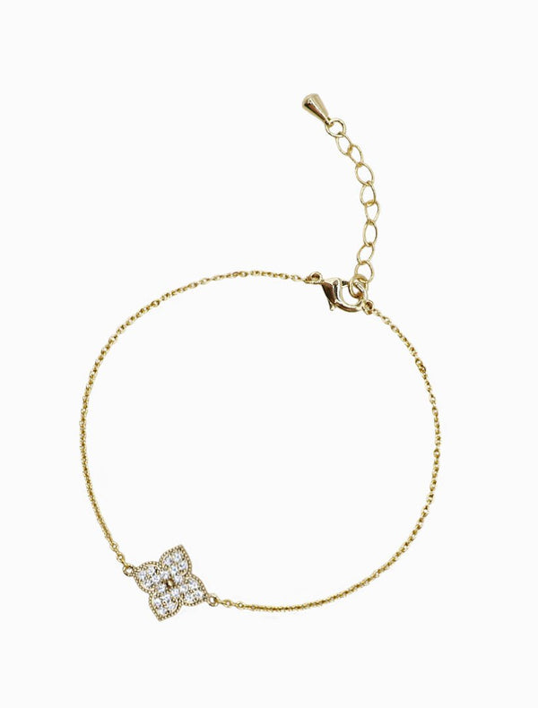 Lotus Bracelet Gold | Zjoosh Statement Earring