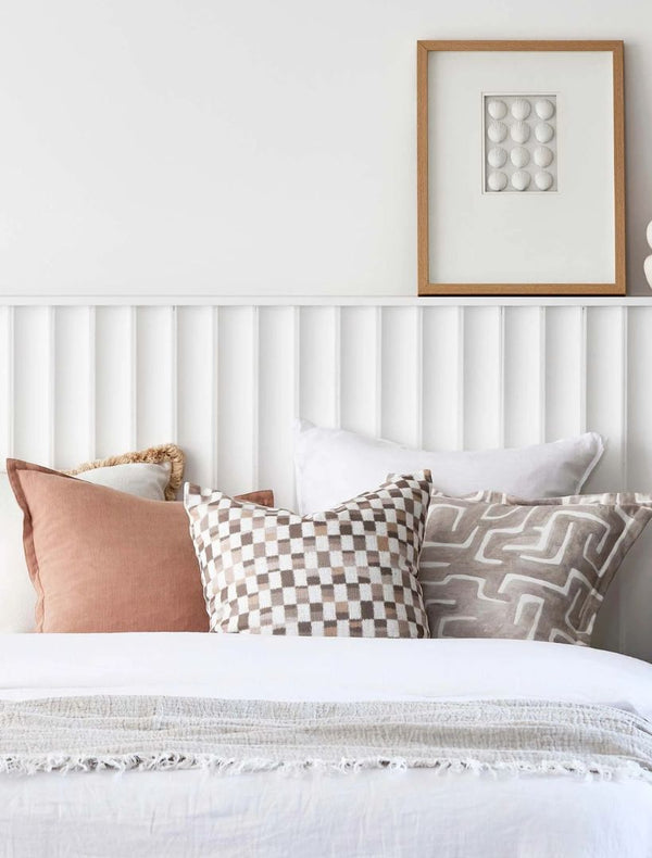 Perry Pale Blush Cushion 50cm x 50cm - Zjoosh