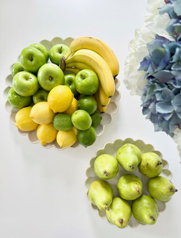 Scallop Platter White Medium - Zjoosh