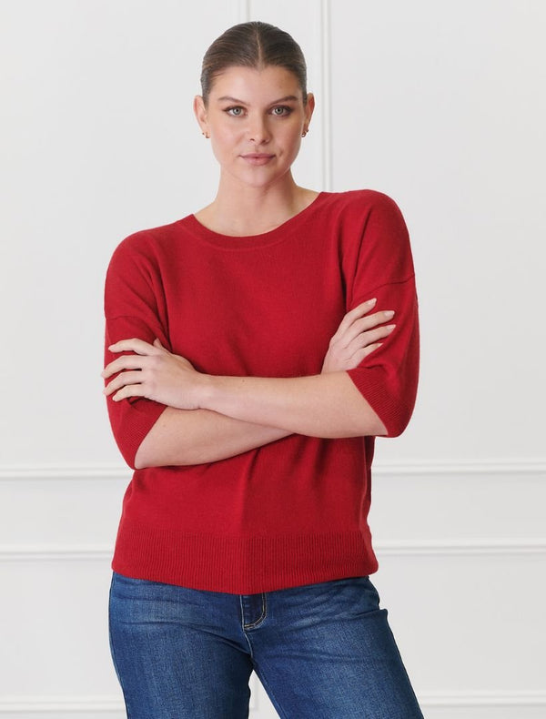 Red Wool Cashmere Knit | Explore Zjoosh Knitwear