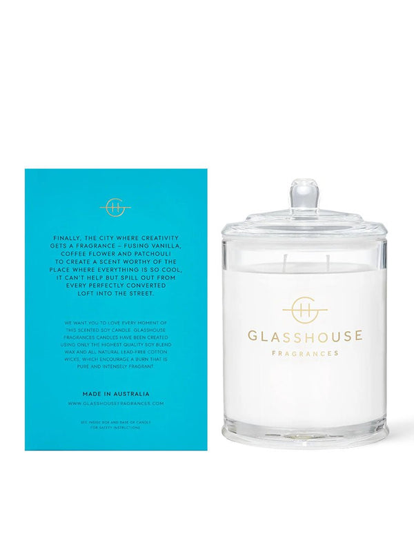 Glasshouse Fragrances Melbourne Muse Candle 380G - Zjoosh